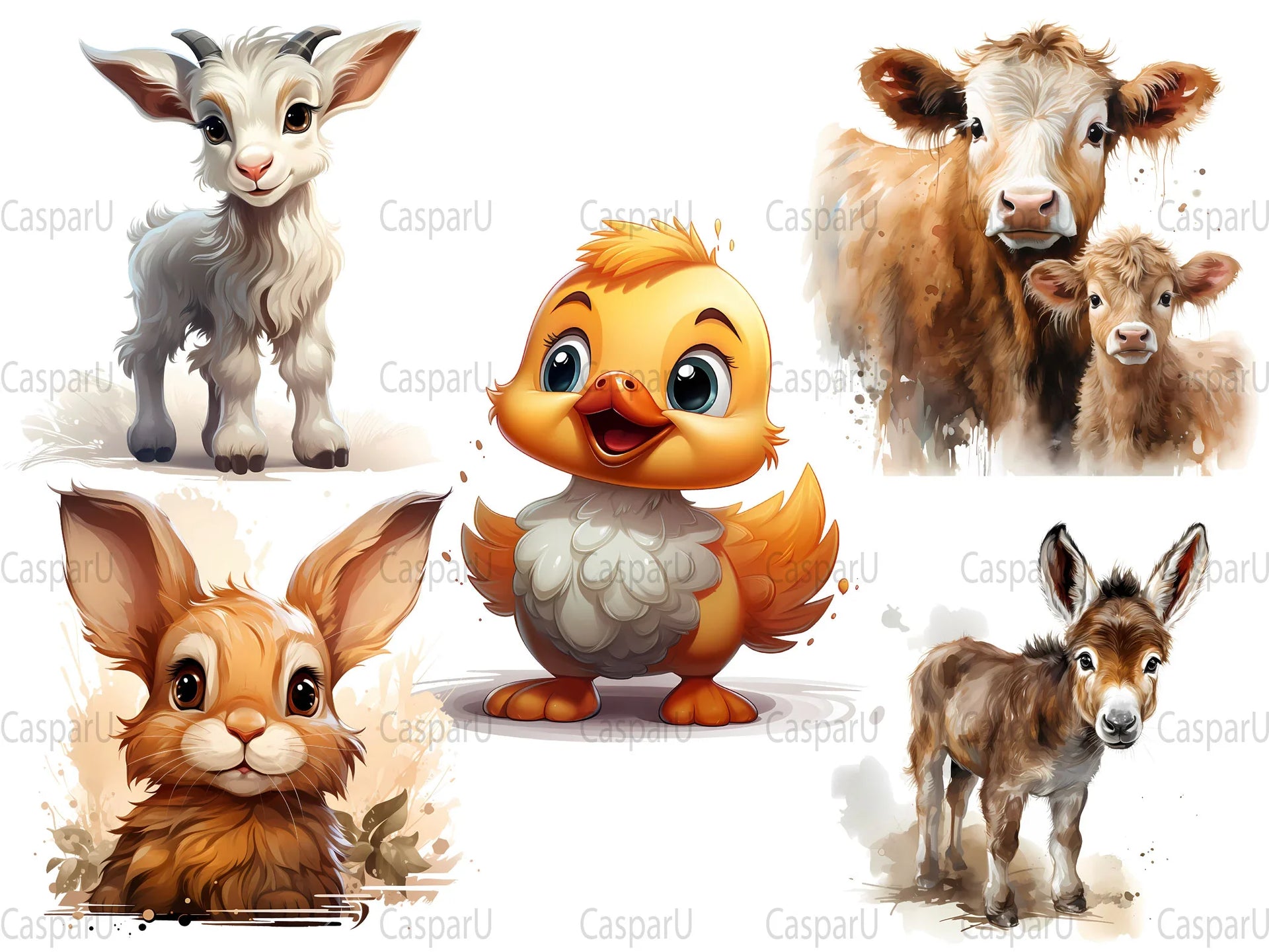 Cute Farm Animals