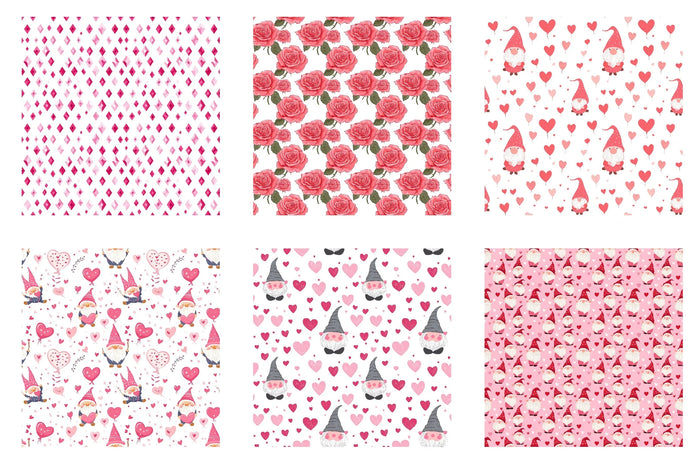 Valentine Gnome Digital Paper