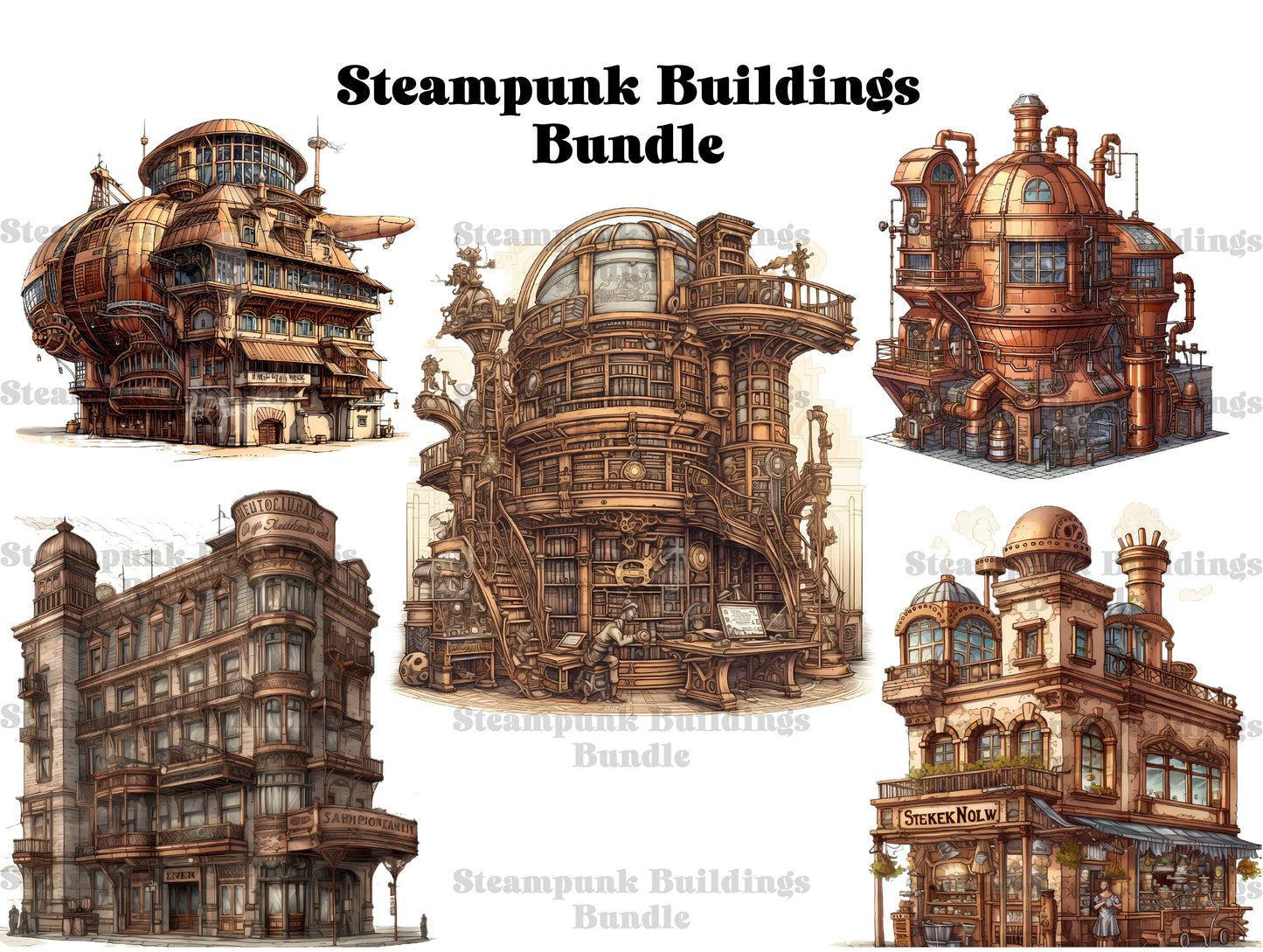 Steampunk Buildings