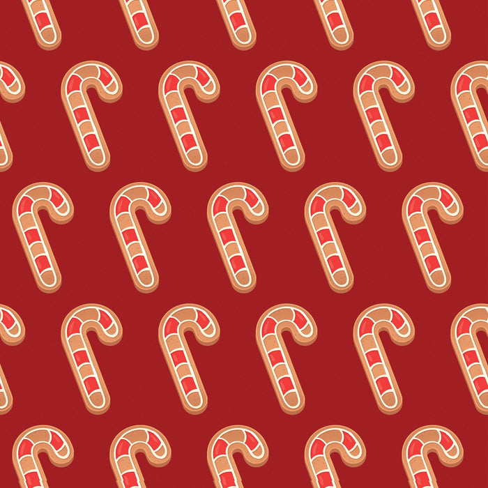 Christmas Green Trees Seamless Digital Paper