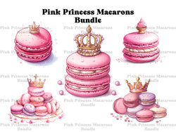Pink Princess Macarons