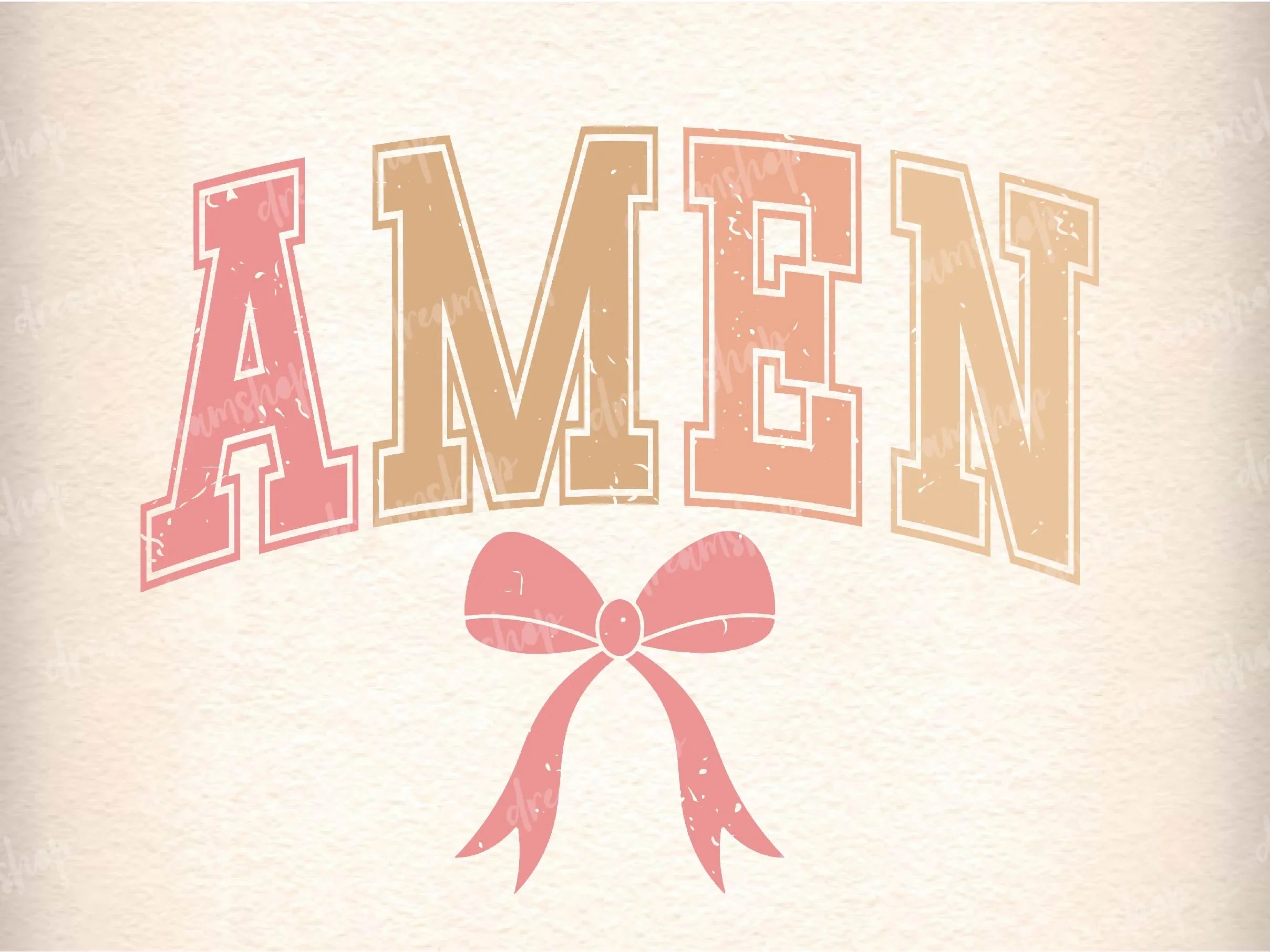 Easter Christian Amen Coquette Clipart Bundle