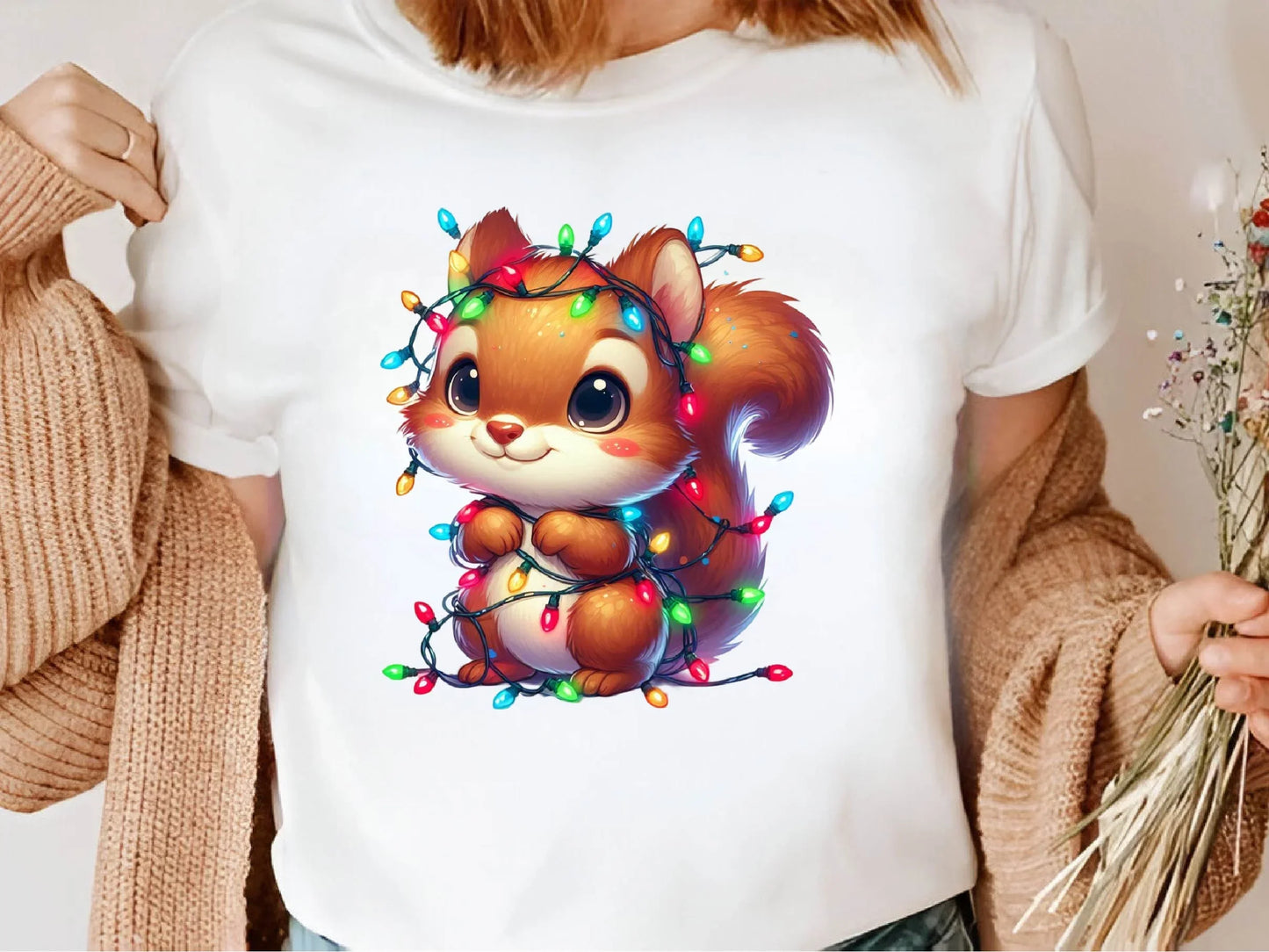 Christmas Squirrel Clipart Bundle