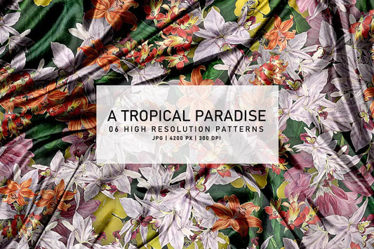 Tropical Papers Collection | Summer Digital Papers