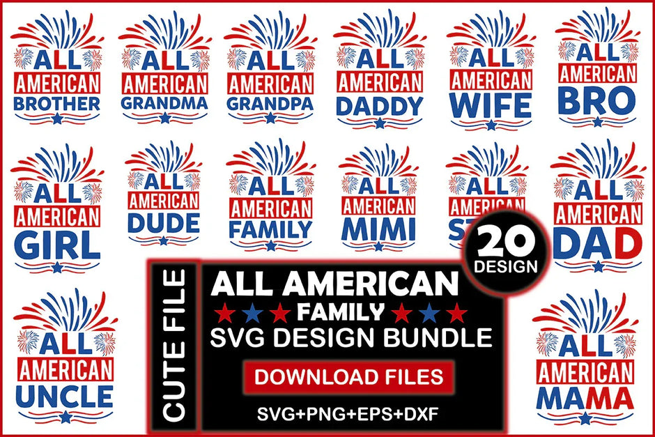 Family SVG Bundle for Cricut Projects | CraftNest