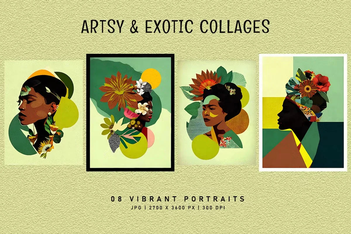Artsy Exotic Collages