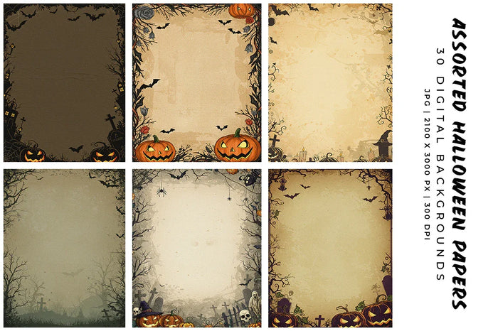 Assorted Halloween Papers