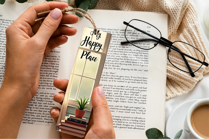 Cozy Reading Nook Bookmark Journal