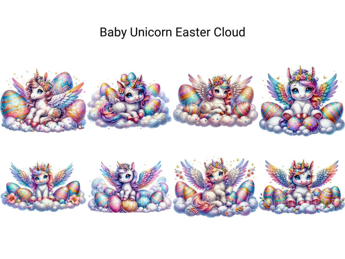 Baby Unicorn Easter Cloud