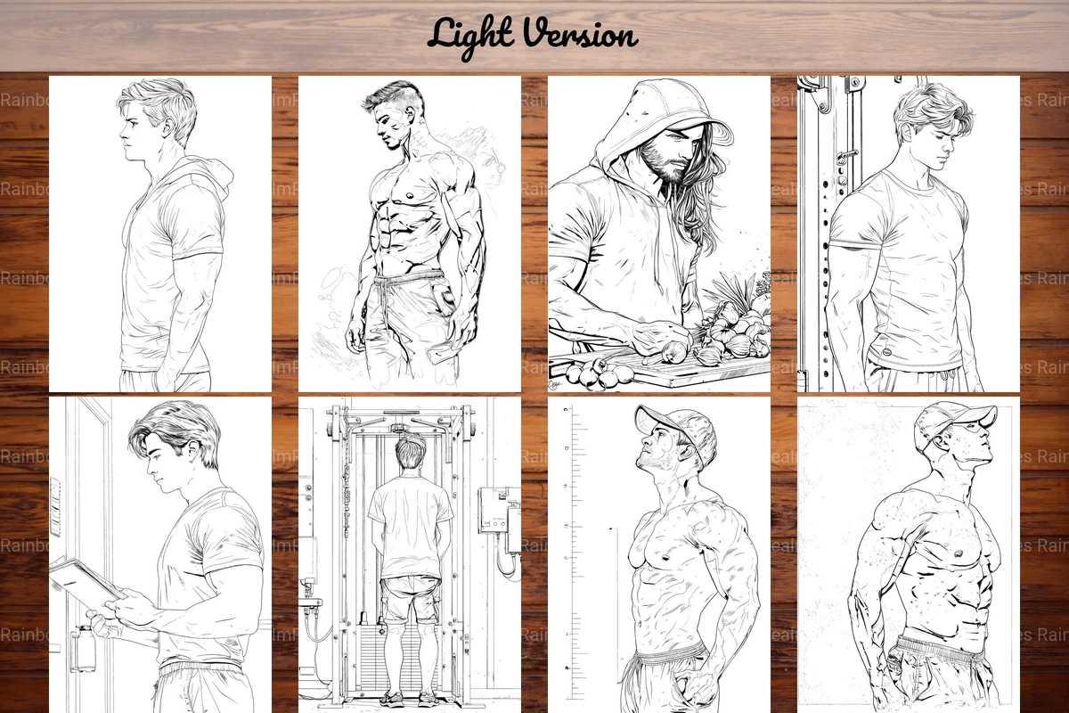 Bodybuilder Coloring Books