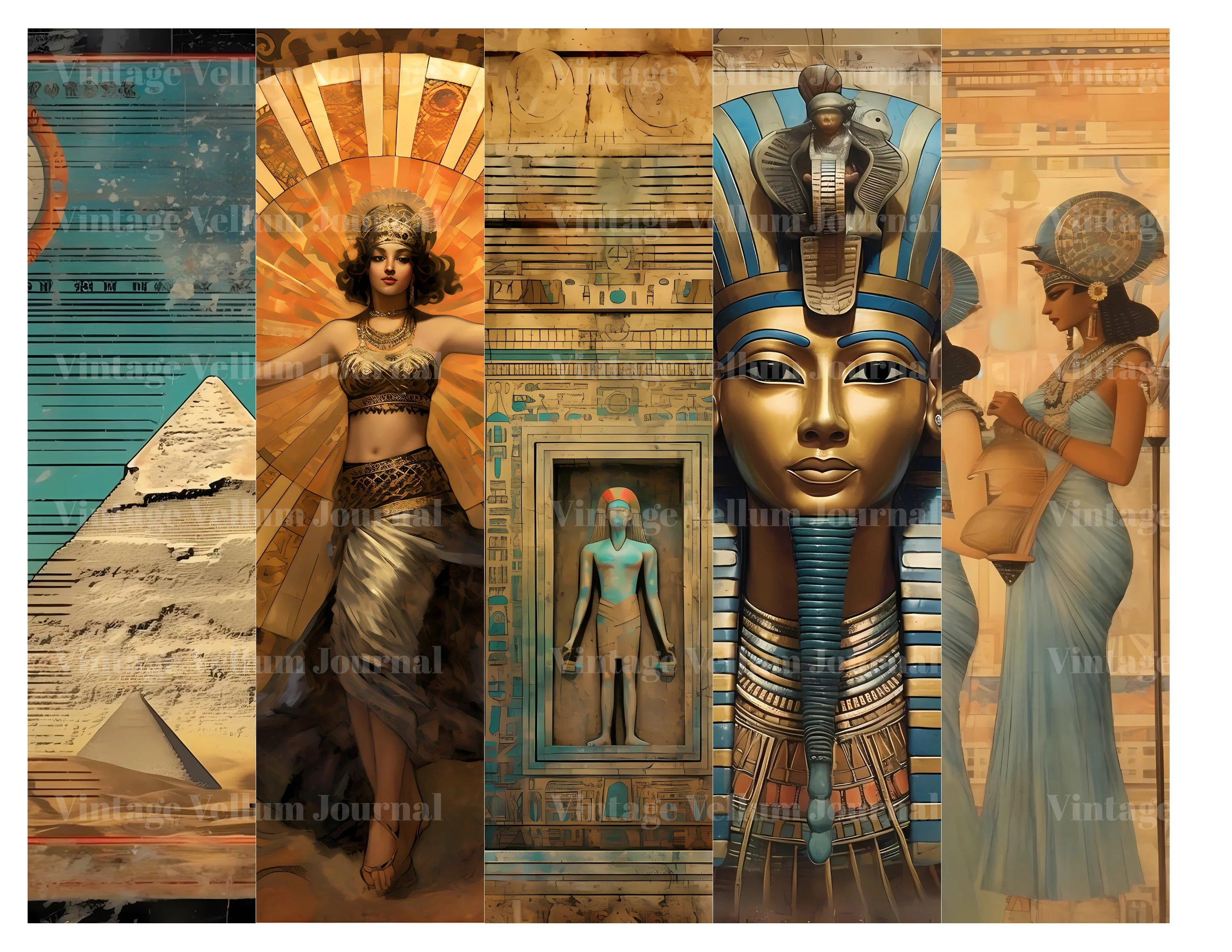 Ancient Egypt Junk Journal Pages