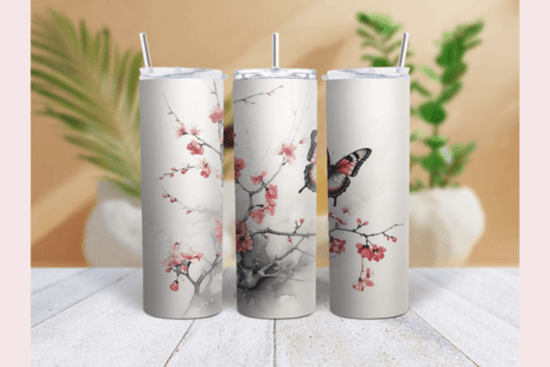 Butterfly Tumbler Wrap Bundle