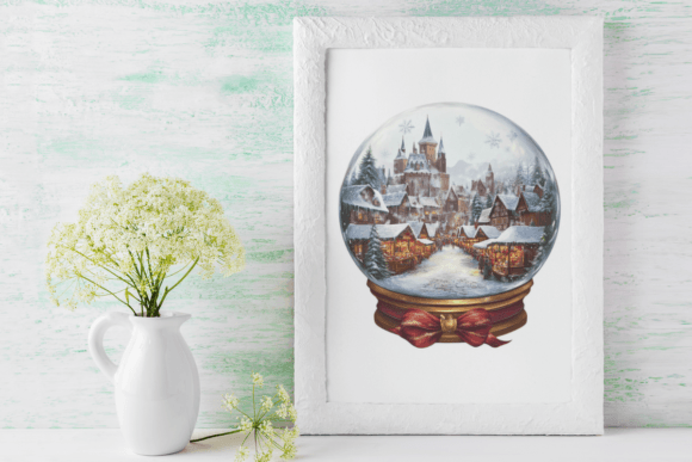 Christmas Snow Globes Clipart Bundle