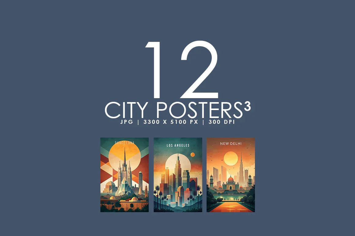 City Posters 03 - Wall Art