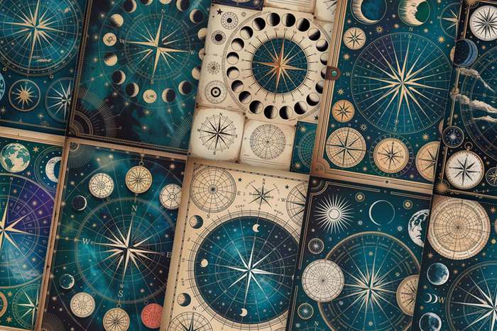 Cosmic Maps Junk Journal Papers