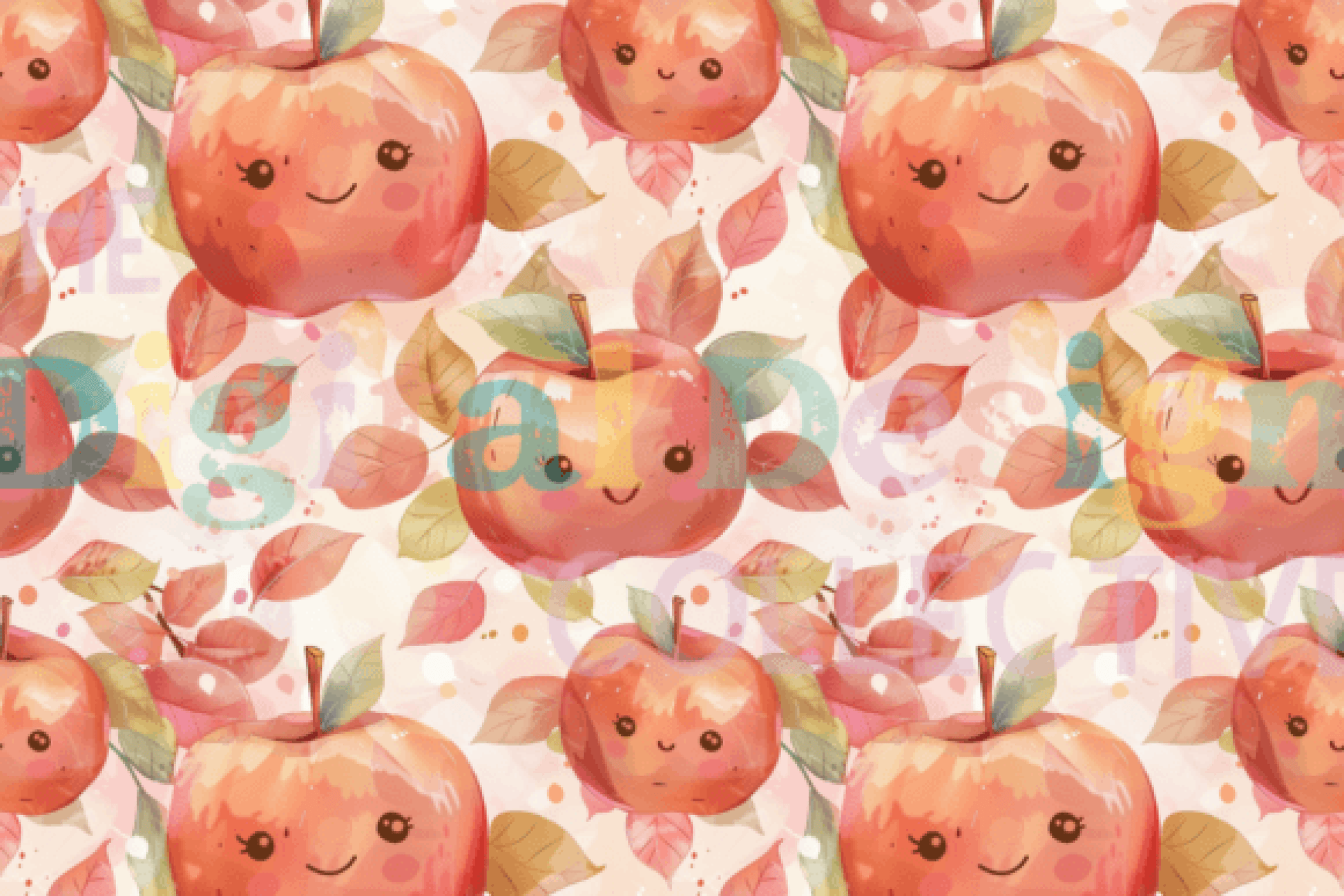 Kawaii Fall Autumn Digital Paper