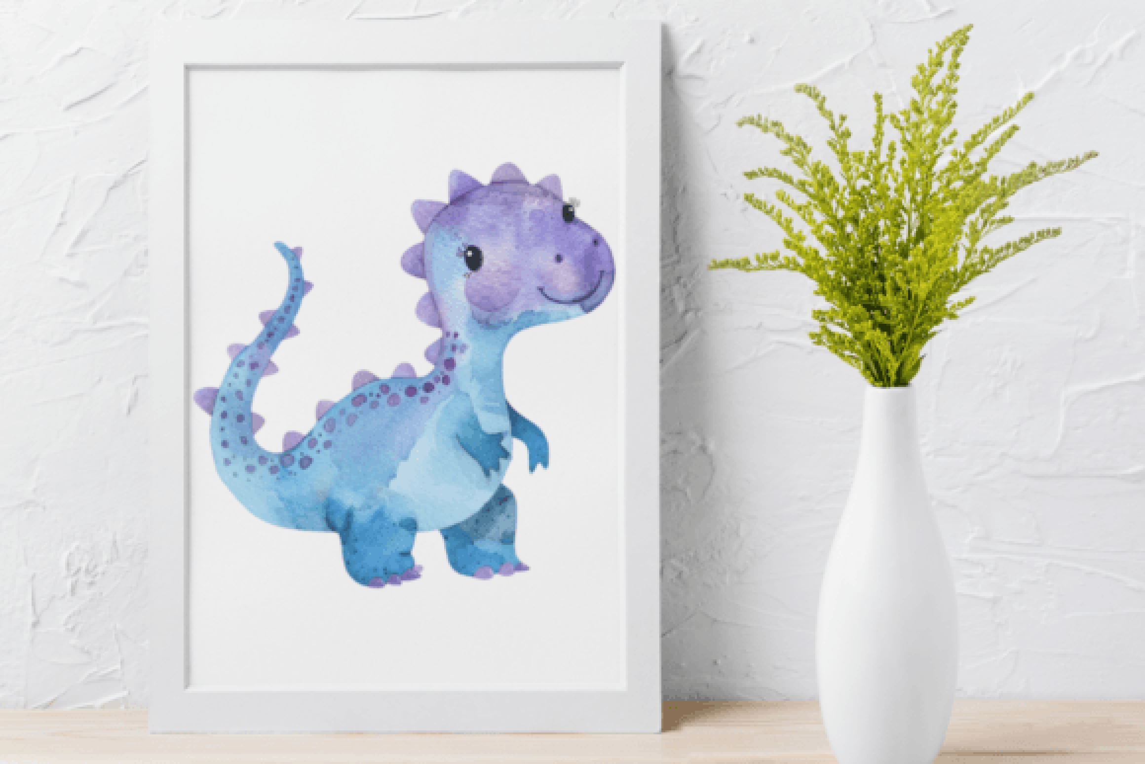 Cute Baby Dinosaur Clipart Bundle