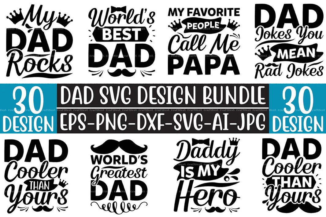 Father's Day SVG Bundle | CraftNest
