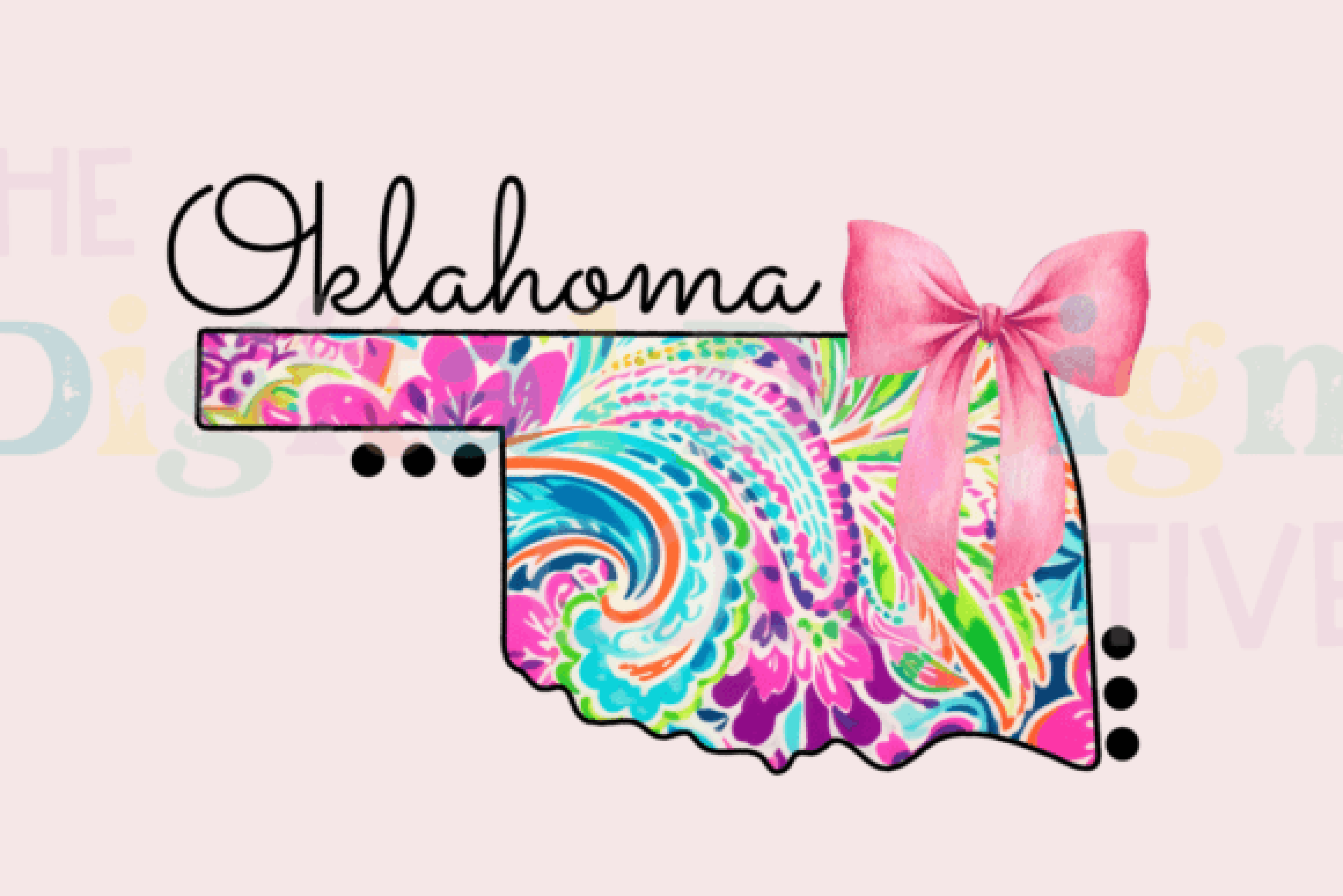 Oklahoma Floral Paisley Doodle Clipart Bundle