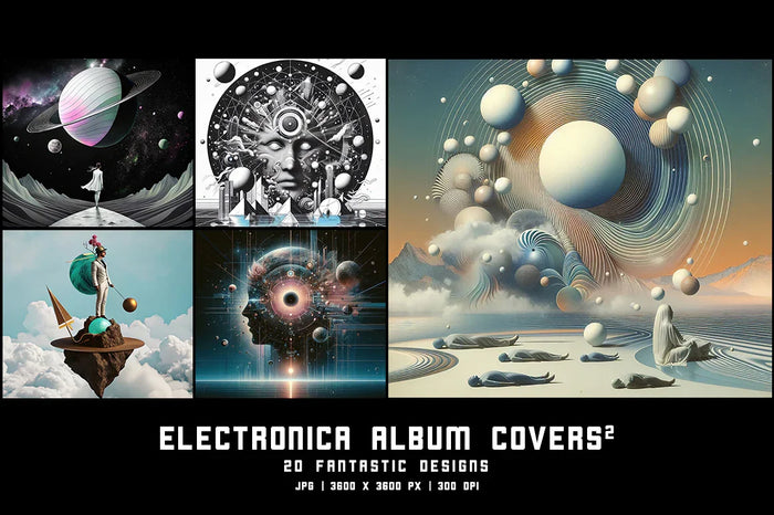 Electronica Album Covers V2