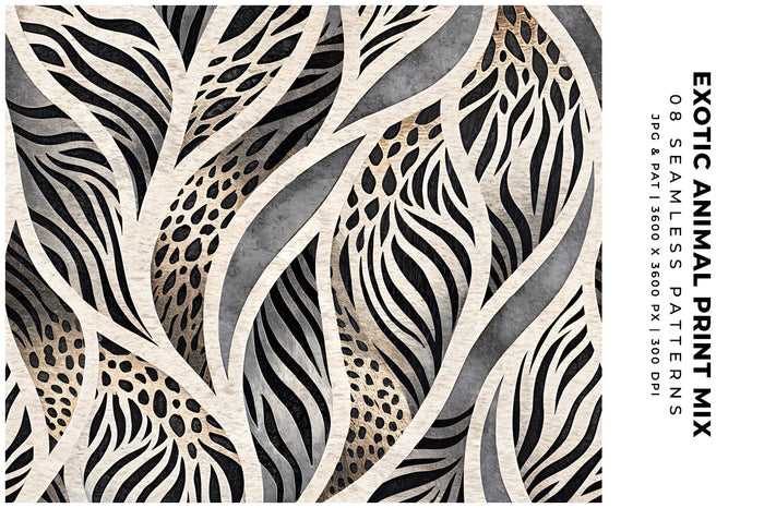 Exotic Animal Print Mix