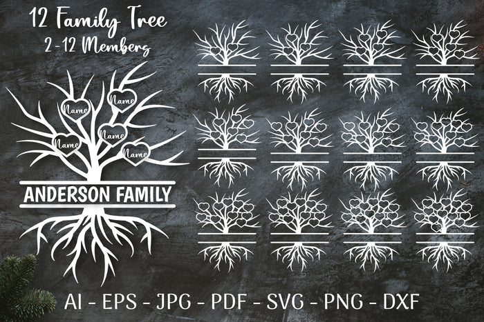 Family Tree Sign SVG Bundle