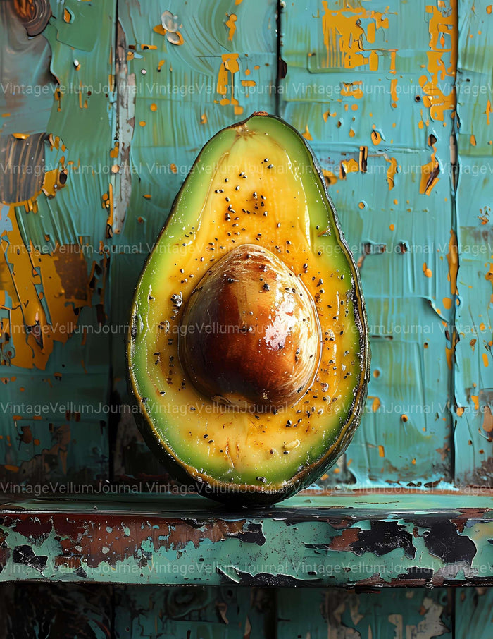 Avocado Junk Journal Pages