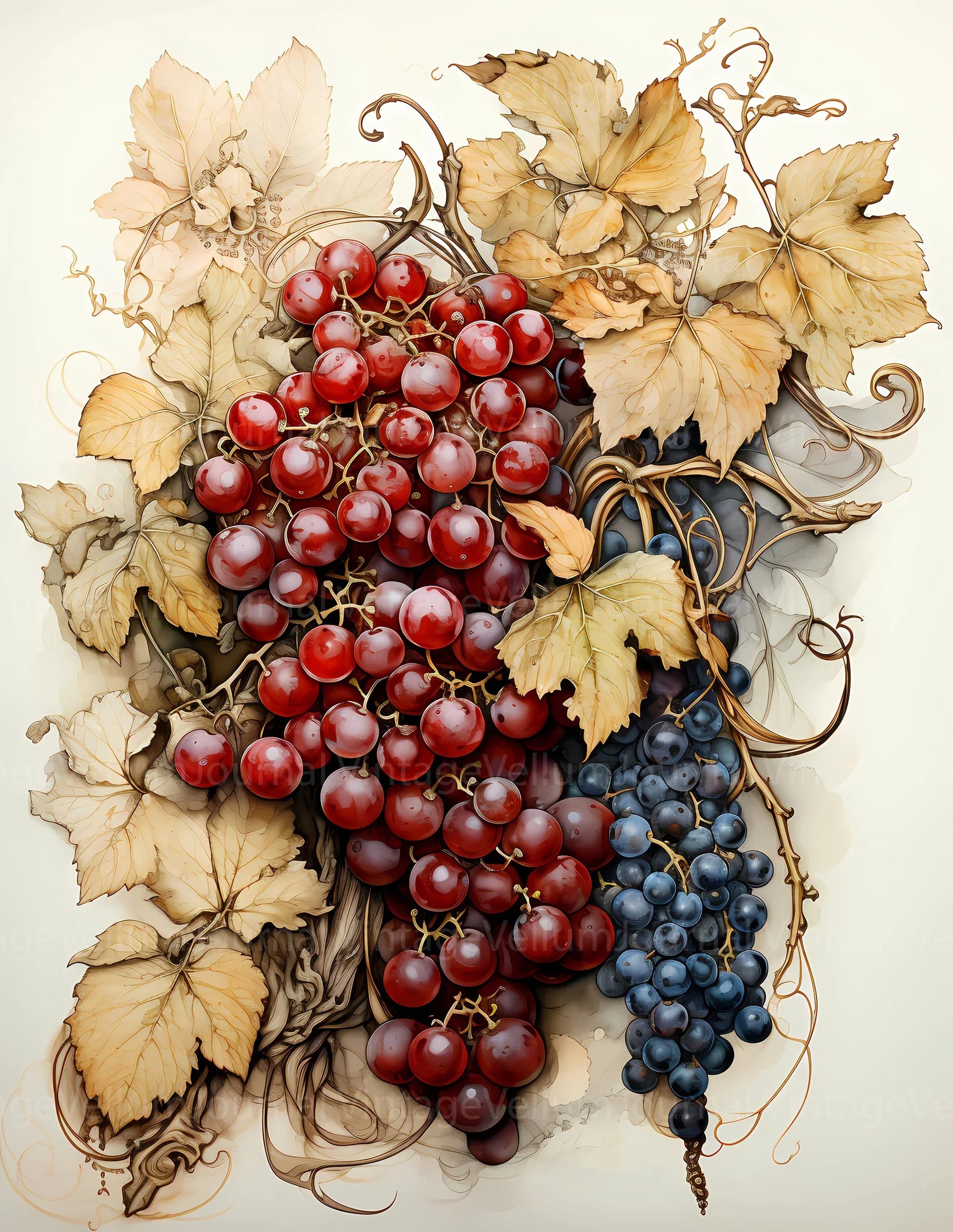 Berry Collections Junk Journal Pages