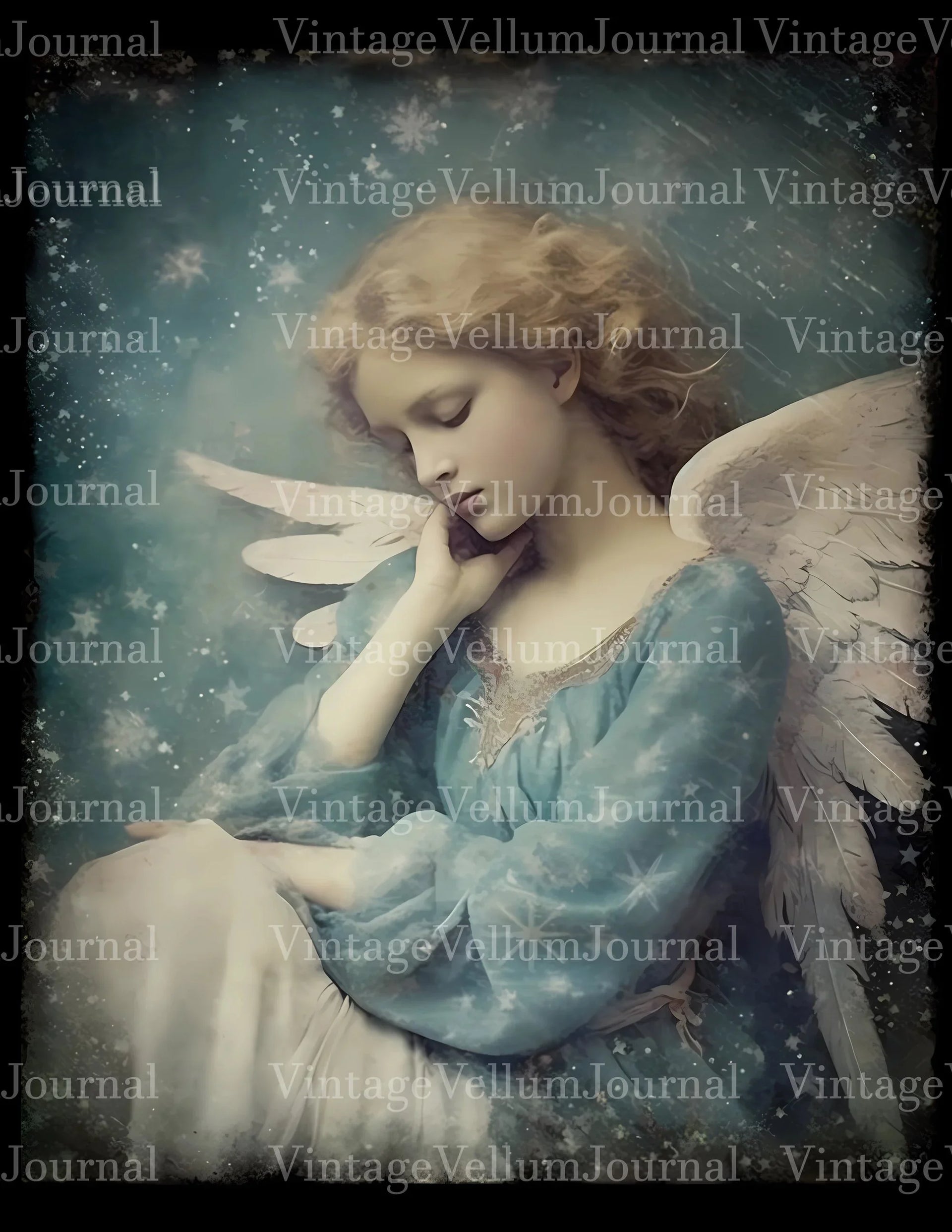 Classic Angels Junk Journal Pages