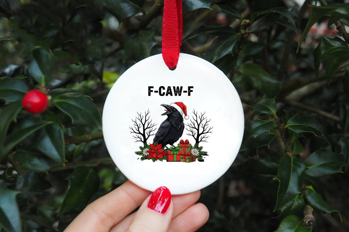 Funny Raven Christmas Clipart Bundle