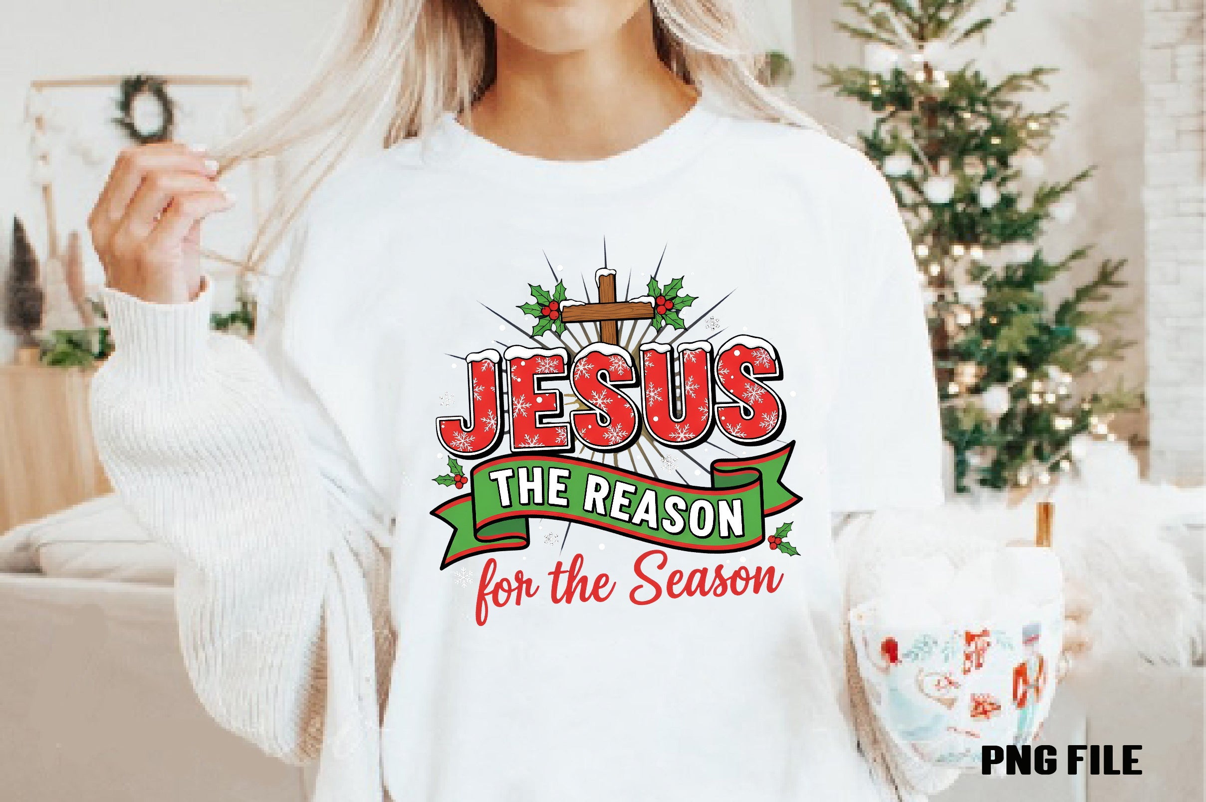 Jesus Is The Reason Christmas Clipart Bundle