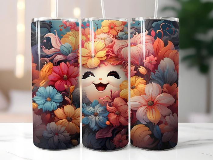 Kawaii Spring Tumbler Wrap