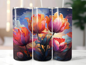 Kawaii Spring Tumbler Wrap