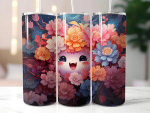 Kawaii Spring Tumbler Wrap