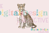 Chinoiserie Cheetah Design Clipart Bundle