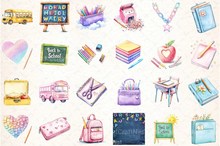 Back to School Clipart Bundle