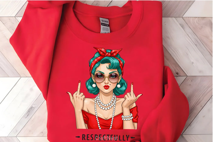Respectful Middle Finger Clipart Bundle