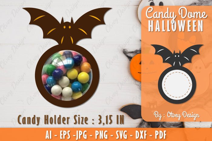 Halloween Candy Dome SVG Bundle