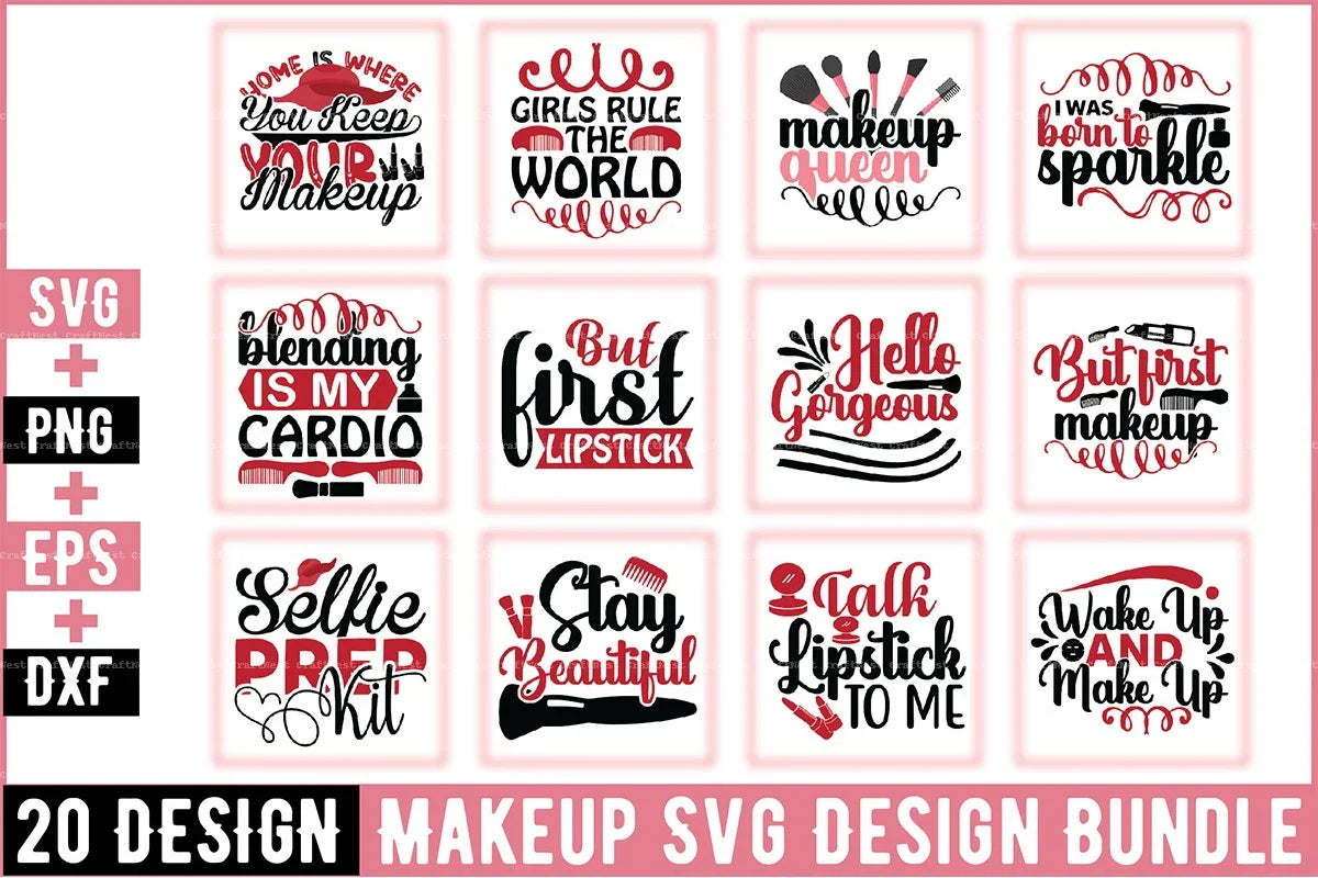 Makeup Design SVG Bundle