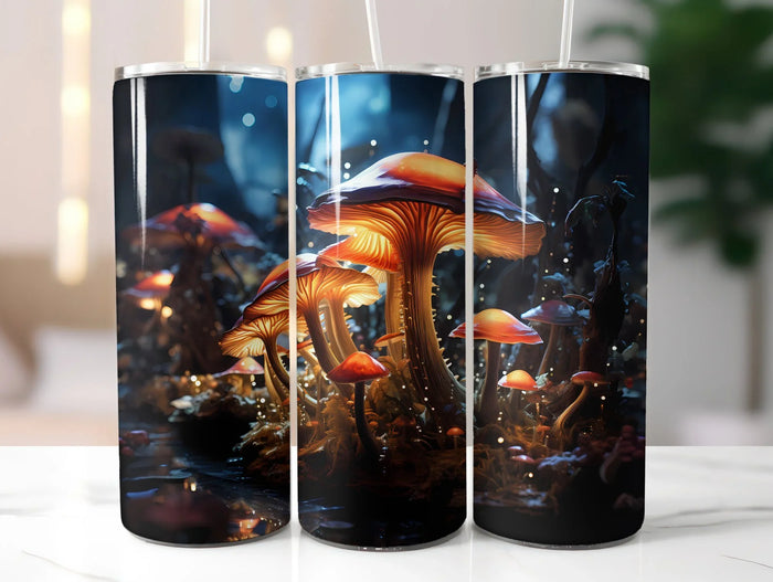 Mushroom and Fungus Designs Tumbler Wrap