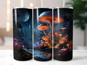 Mushroom and Fungus Designs Tumbler Wrap