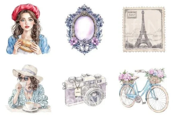 Ooh La Paris Clipart Bundle