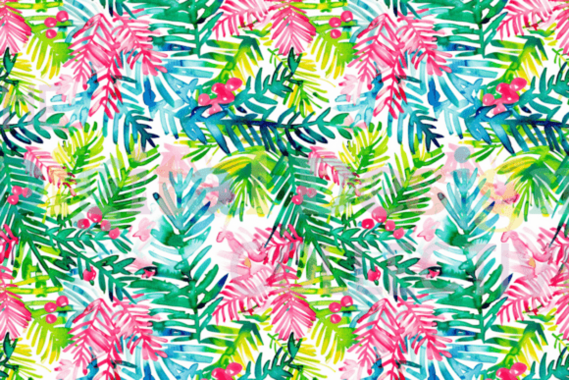 Preppy Lilly Inspired Christmas Seamless Digital Paper