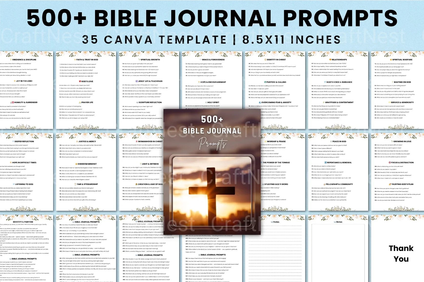 500 Bible Prompts for Inspiration