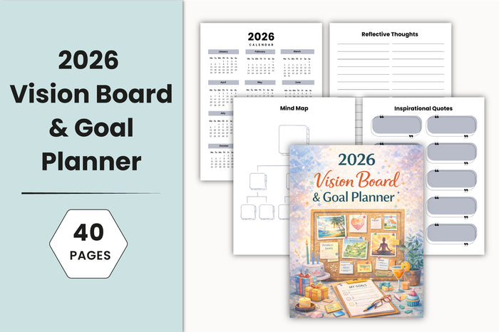 Vision Board Goal Planner