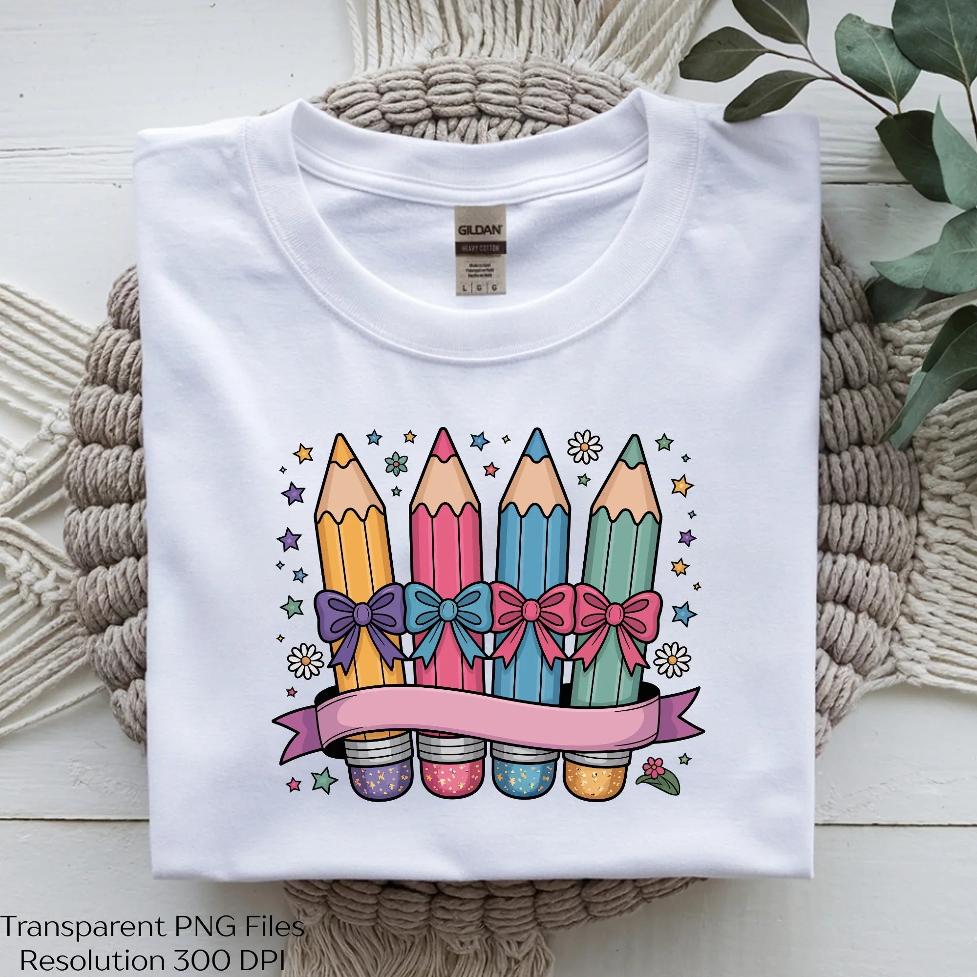 Preppy Pencil Teacher SVG Bundle