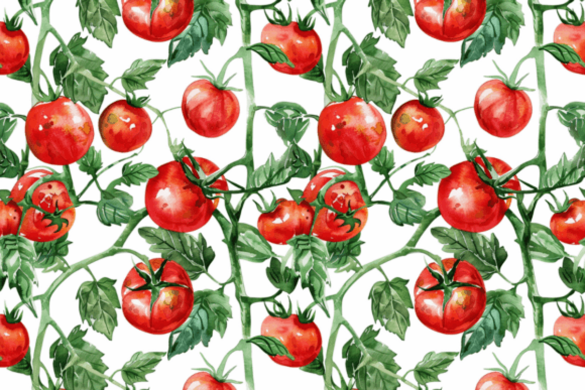 Seamless Garden Vegetable Digital Paper