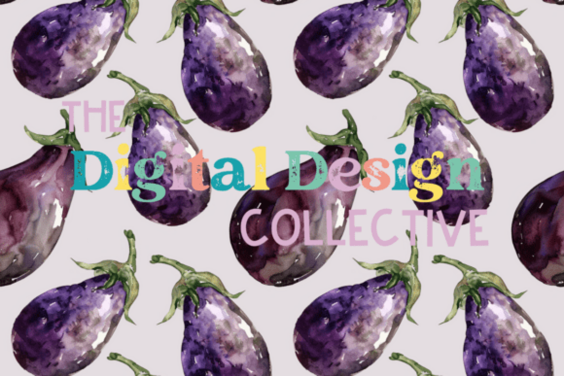 Seamless Garden Vegetable Digital Paper