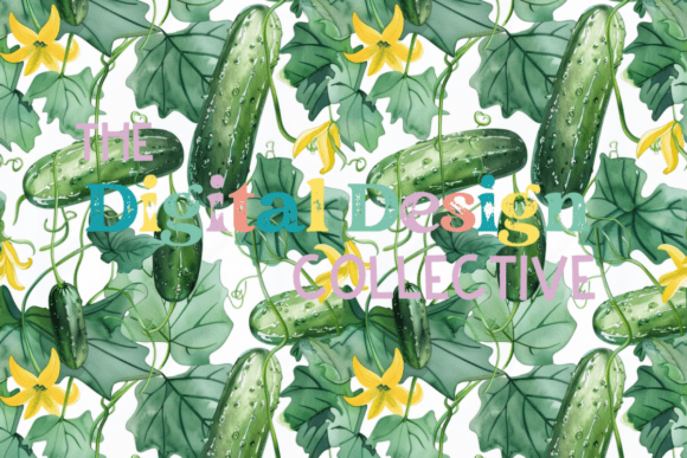Seamless Garden Vegetable Digital Paper
