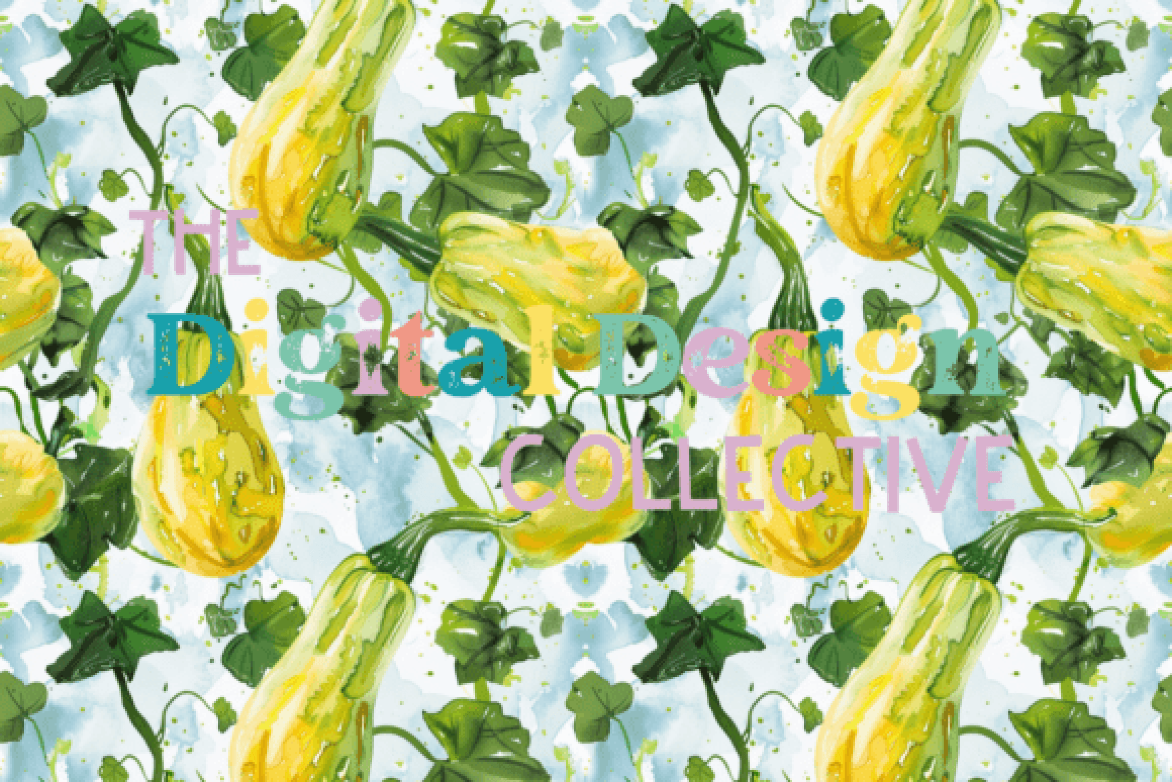 Seamless Garden Vegetable Digital Paper